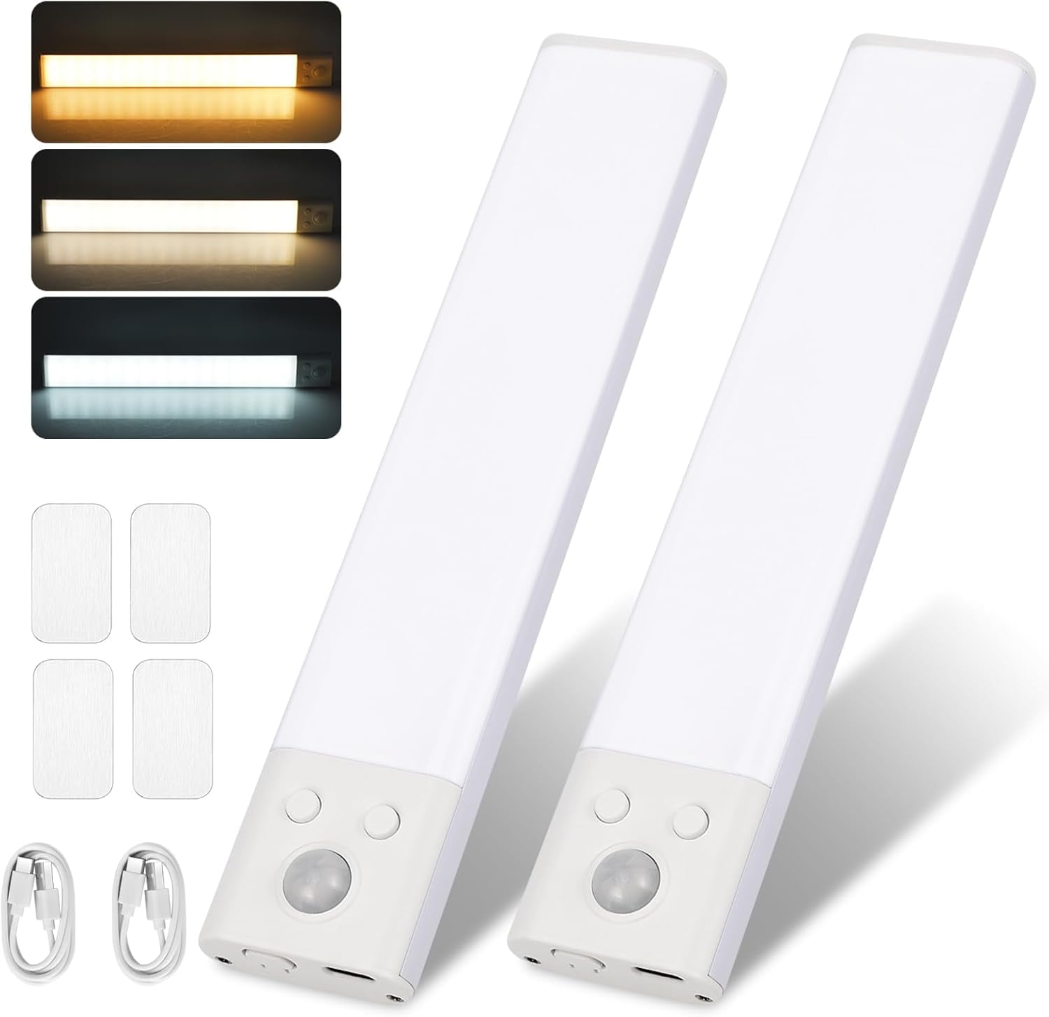 Motion Sensor LED Closet Lights, Three Color Temperatures Dimmable ...