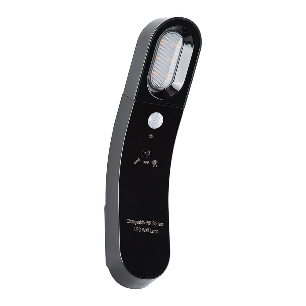Motion Sensor LED Light, Portable USB 1800mAh Rechargeable Battery LED ...