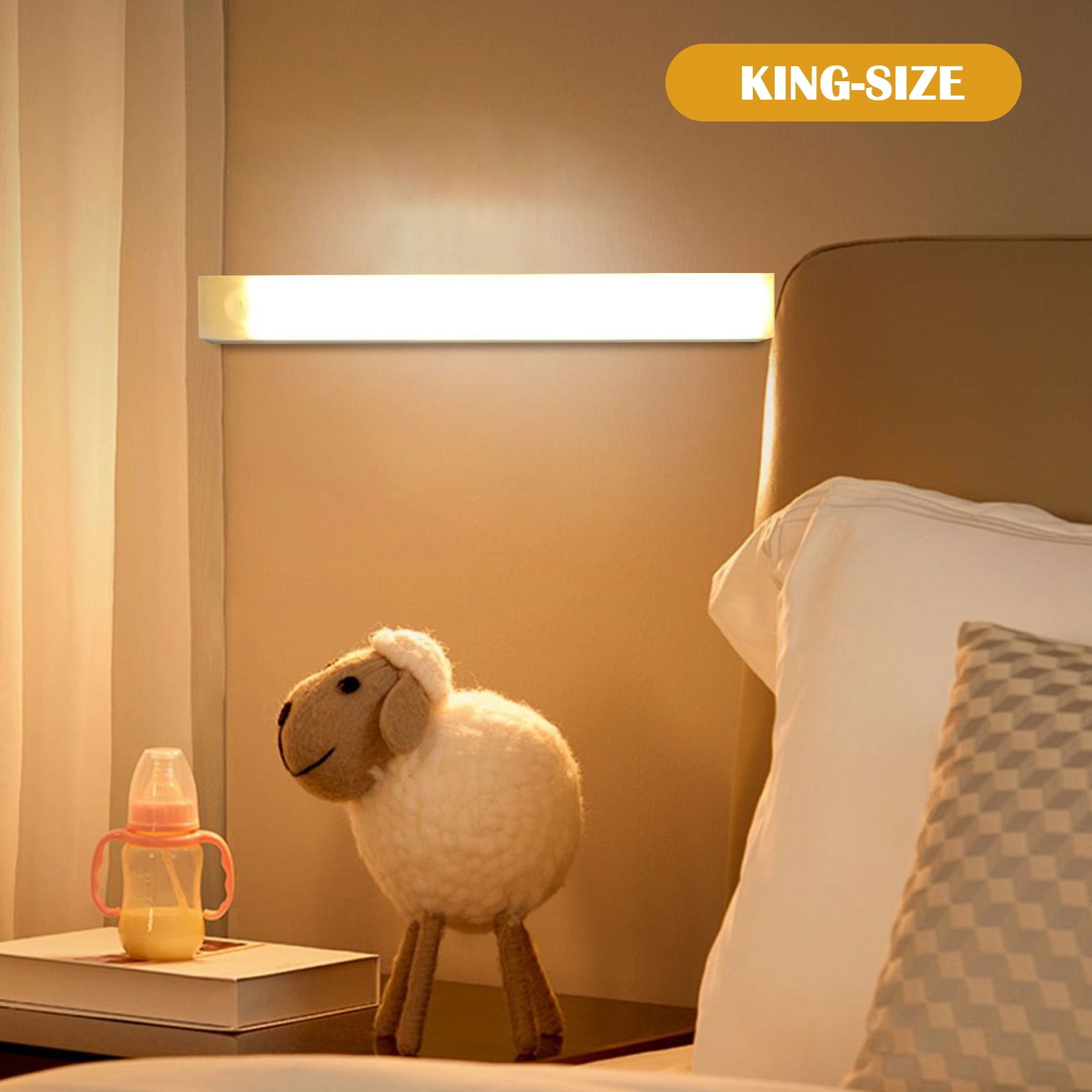 Motion Sensor LED Light Strip, Strip Light USB Powered with Extra ...