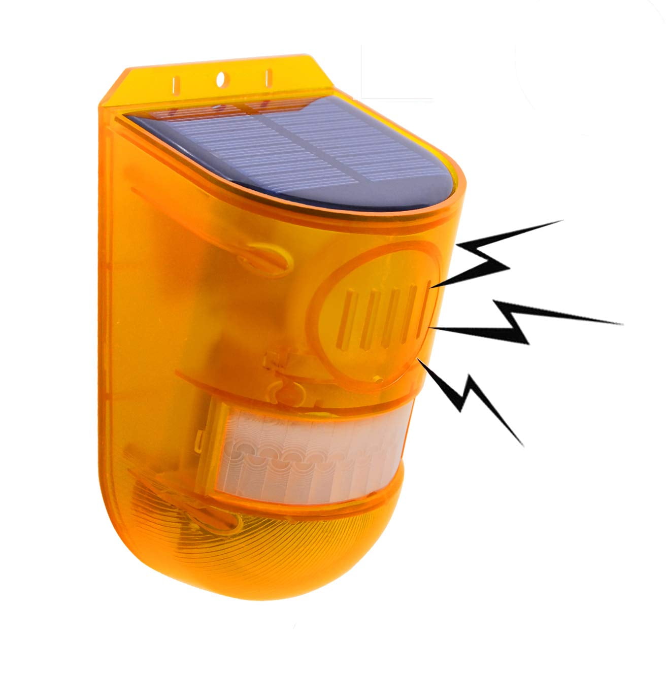 Motion Sensor Light Outdoor, Solar Security Light Alarm, 129DB Siren ...