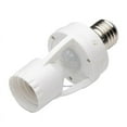 Motion Sensor Light Socket Fixture Control Adjustable E27 Plug Socket ...