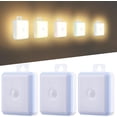 Motion Sensor Night Light Indoor - Cordless Under Cabinet Lighting ...
