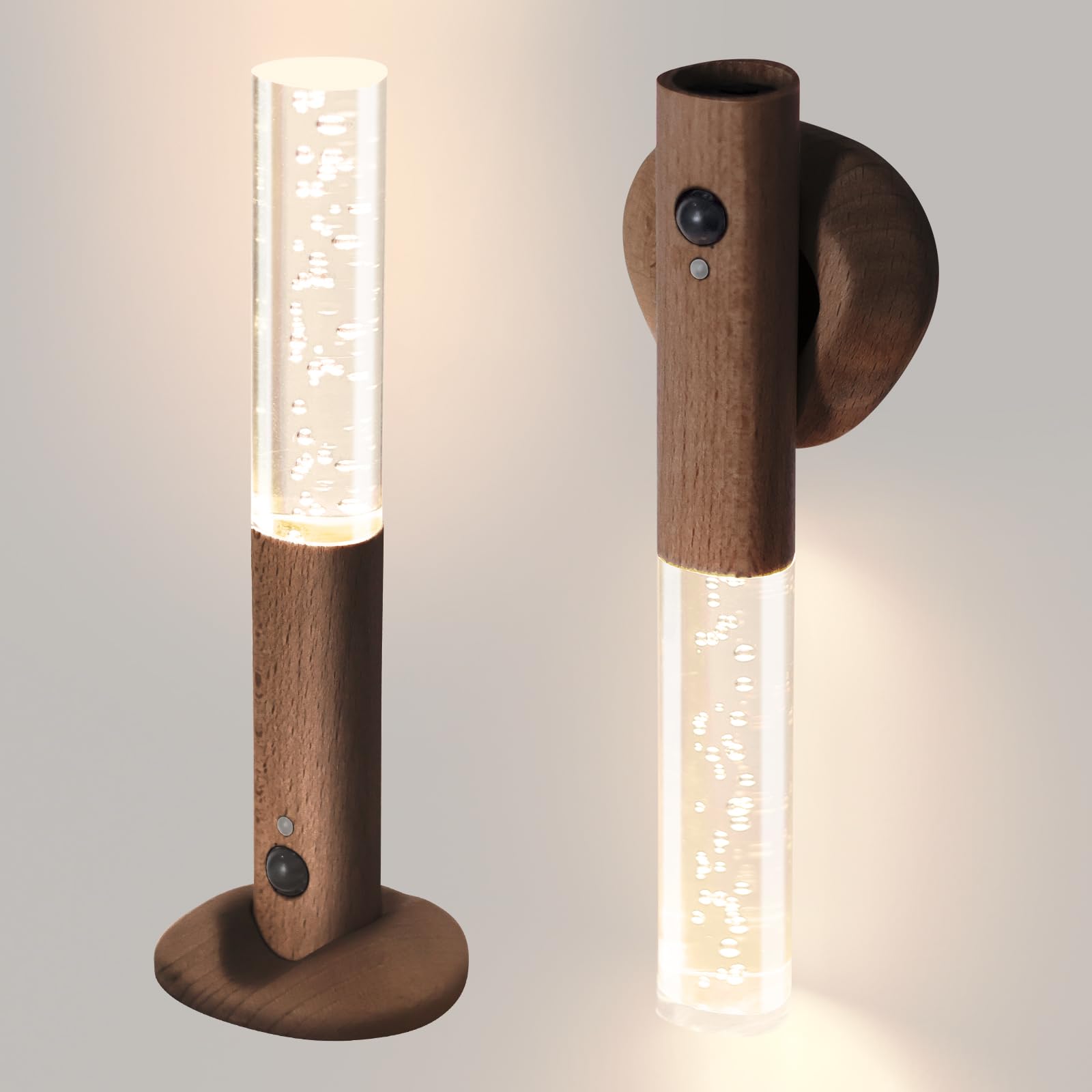 Motion Sensor Night Lights Indoor, Rechargeable Night Lights Sconces ...