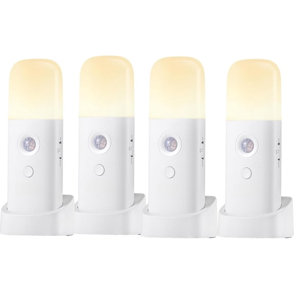 Motion Sensor Night Lights, nightlights Operated, Dimmable Table lamp ...