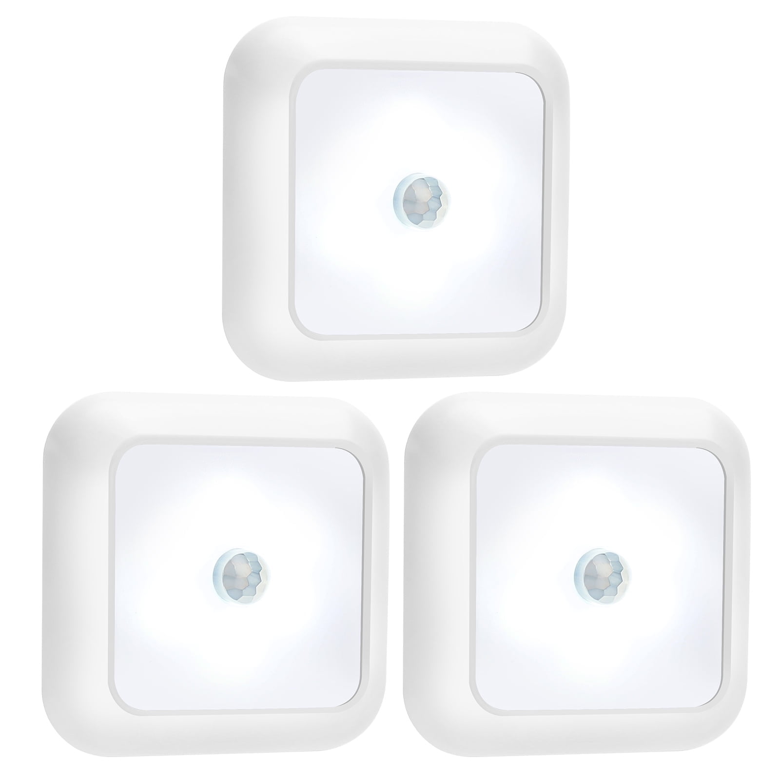 Motion Sensor Puck Lights, Wireless 6 LED Under Cabinet Lighting ...