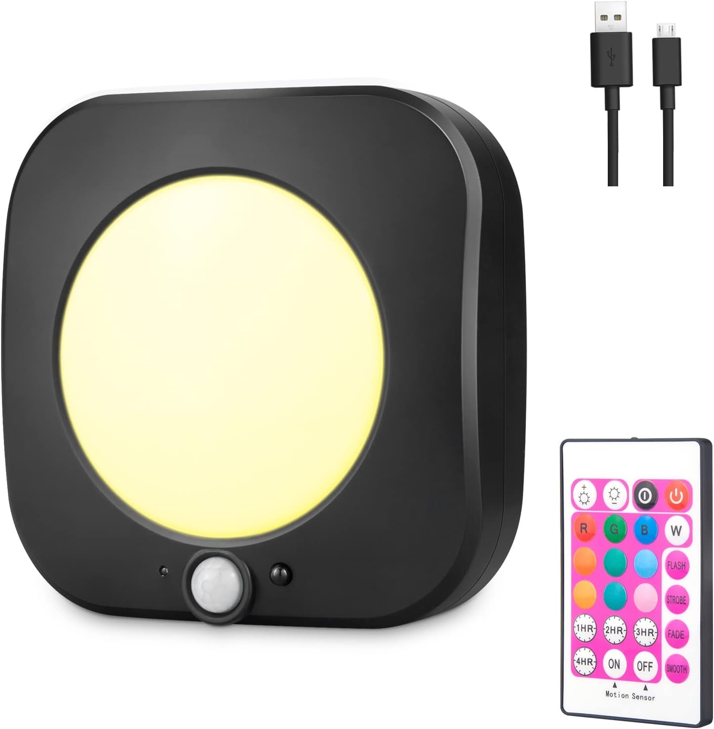 Motion Sensor Shower Light Rechargeable, Wireless Ceiling Light with ...