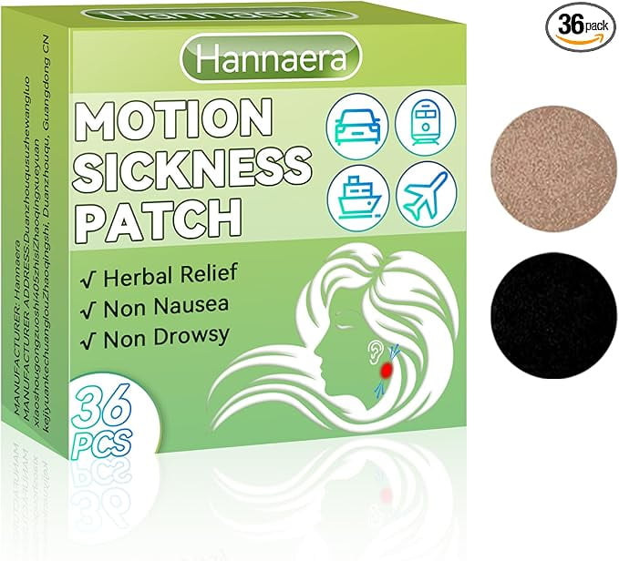Motion Sickness Patches, 36 Count Sea Sickness Patches for Cruise ...