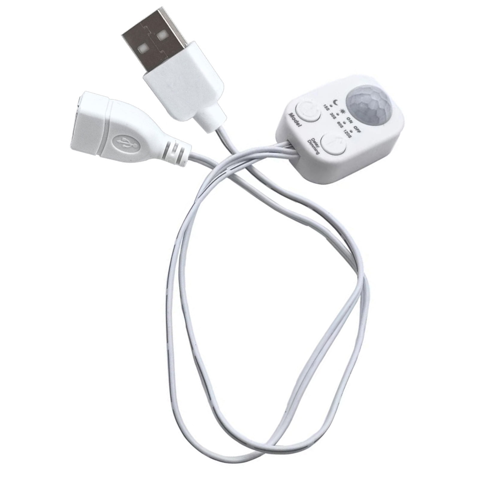 Motion USB-Powered Adjustable Brightness & Delay Time Energy-Saving ...