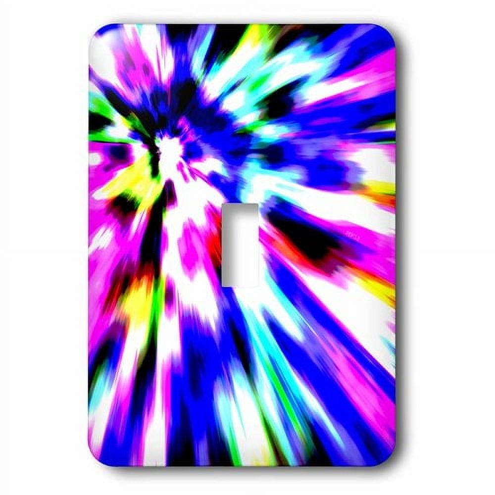 Motion of Color - colorful tie dye style design with movement single ...