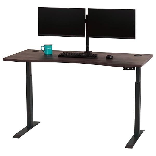 Motionwise Electric Adjustable Desk, Manager Style, 30"x60", Dove Gray ...