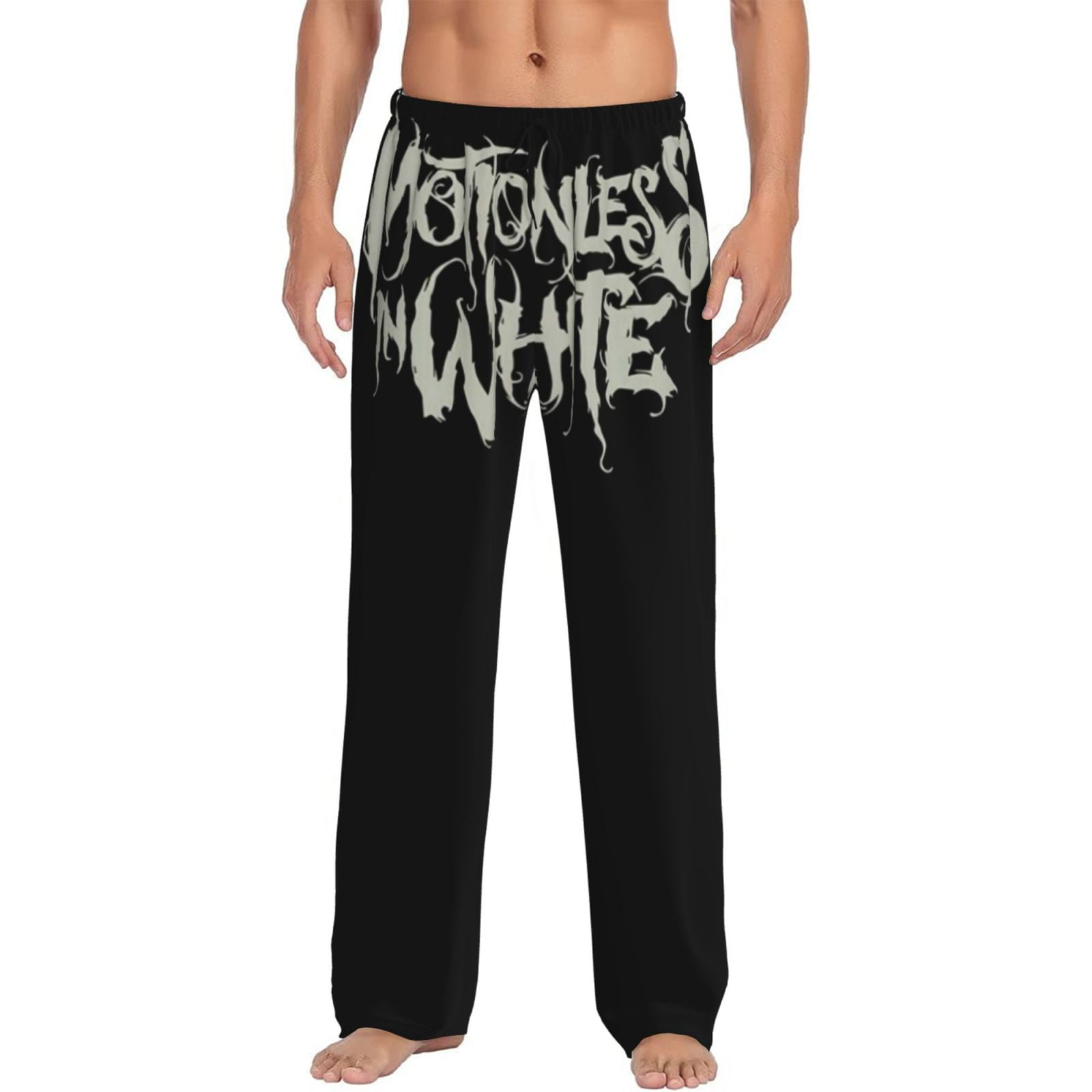 Motionless In White Anime Cartoon All-Over Print Men'S Black Pajama ...