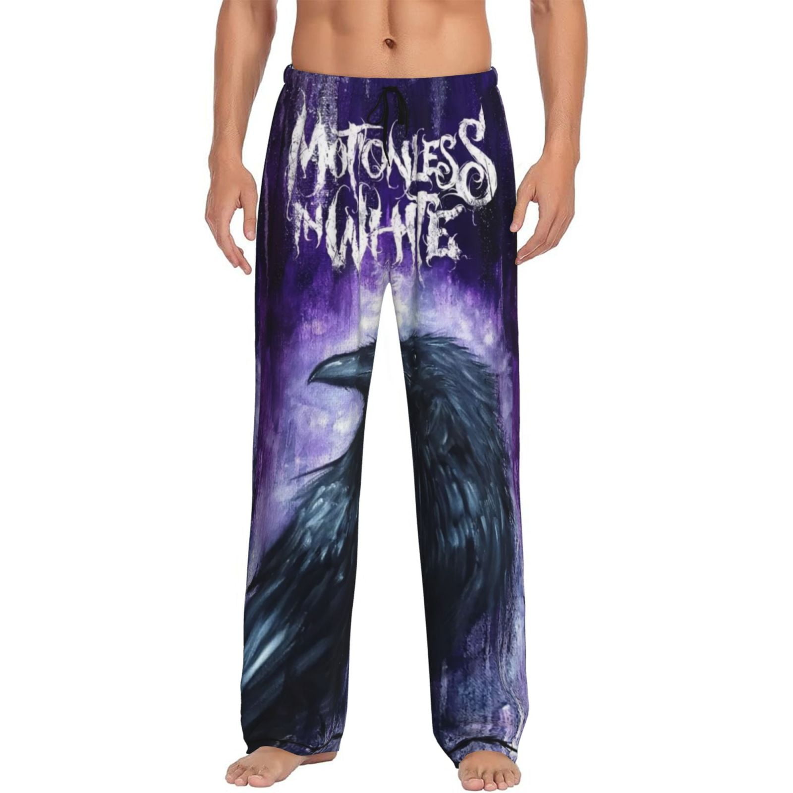 Motionless In White Anime Cartoon All-Over Print Men'S Black Pajama ...