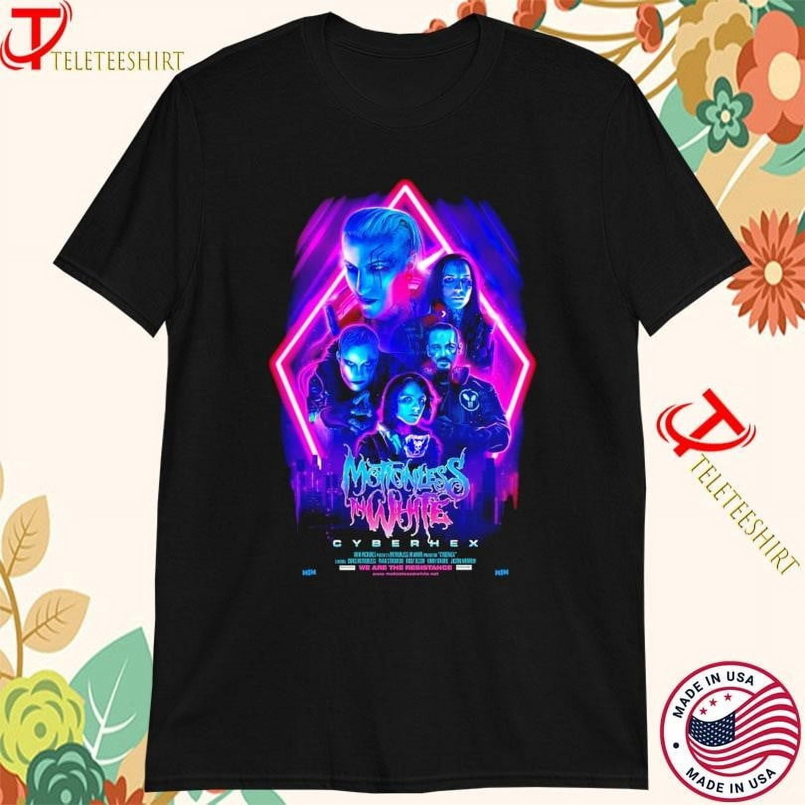 Motionless In White Cyberhex Movie T-shirts - Walmart.com
