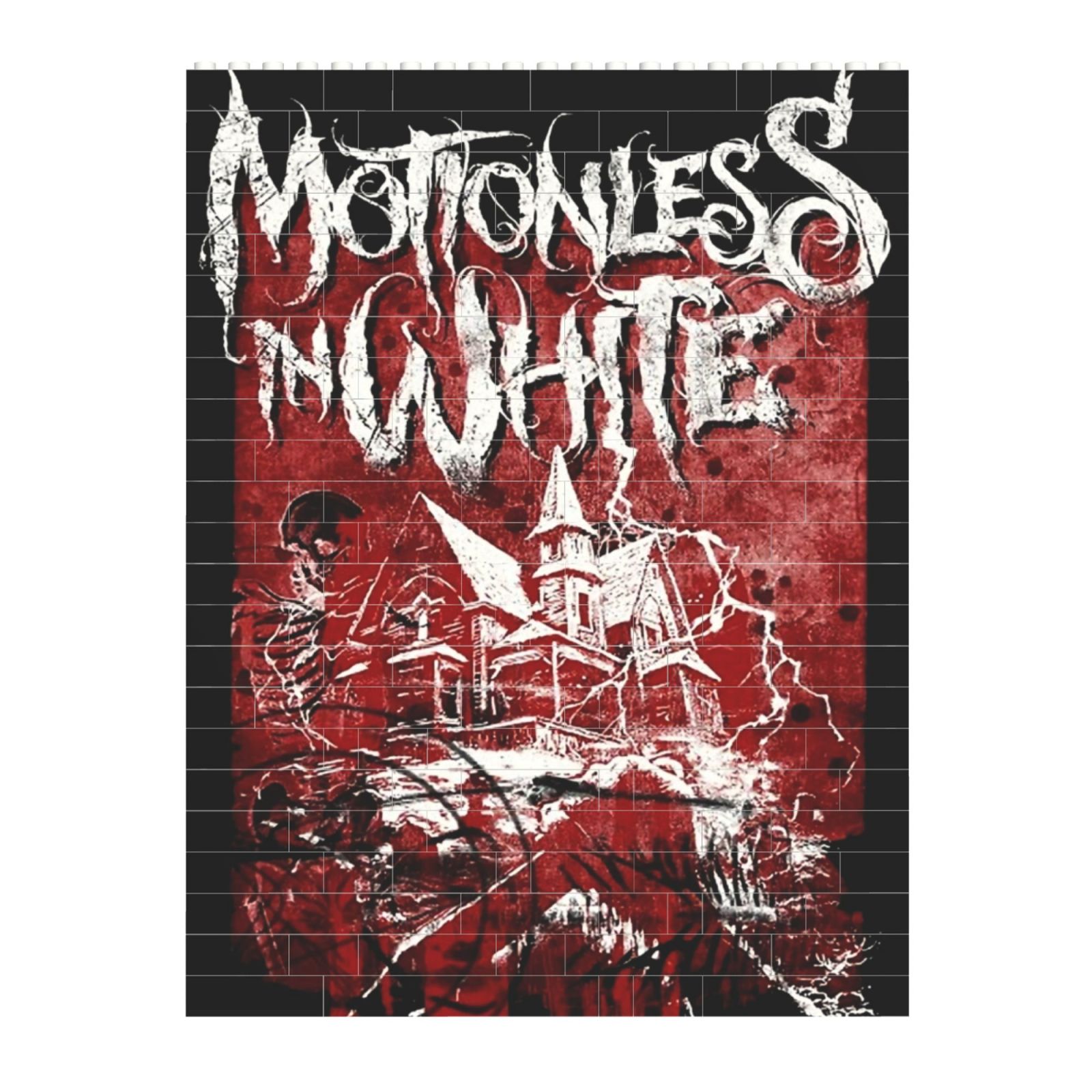 Motionless In White Funny Block Puzzle, Abs Safe Material, Children'S ...