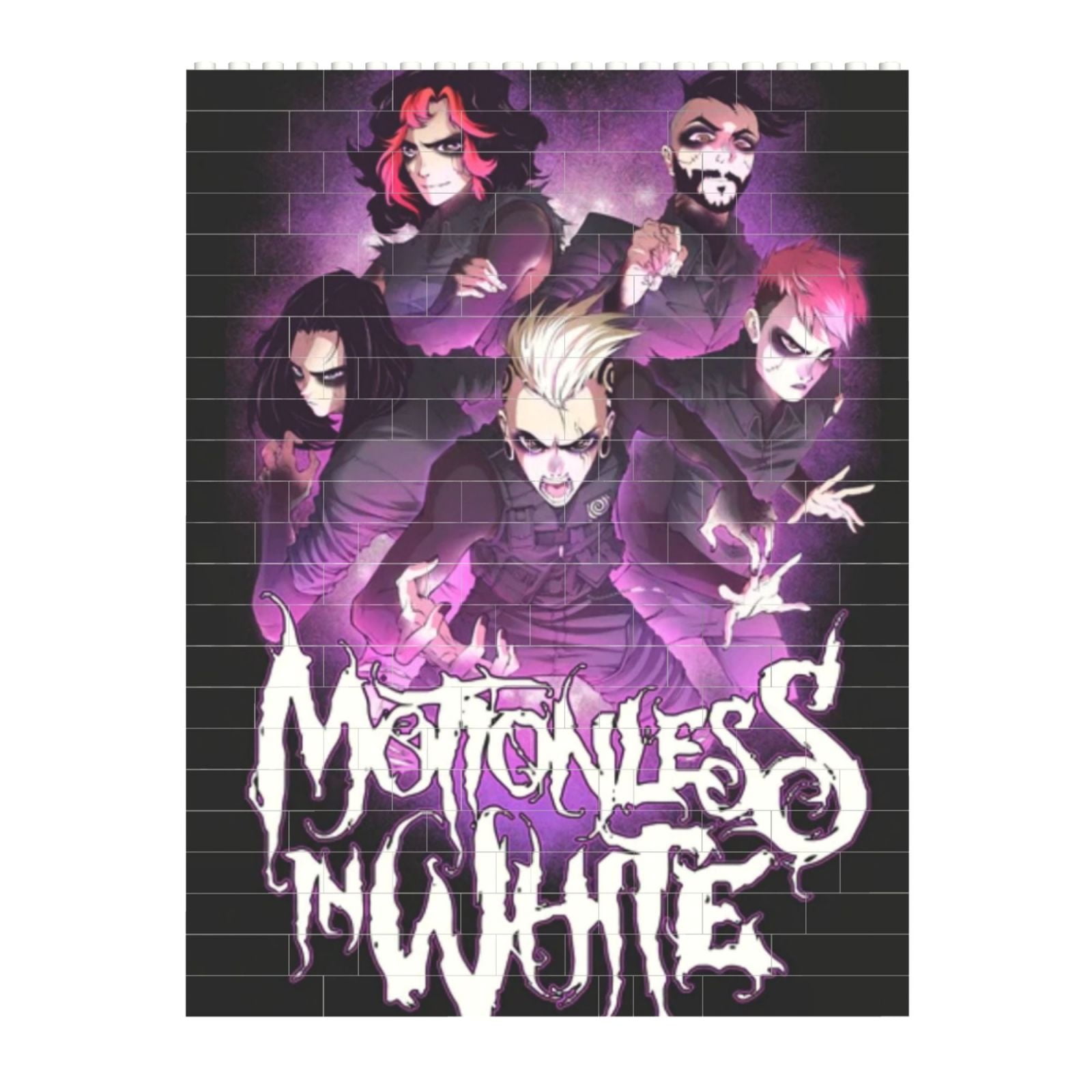Motionless In White Funny Block Puzzle, Abs Safe Material, Children'S ...
