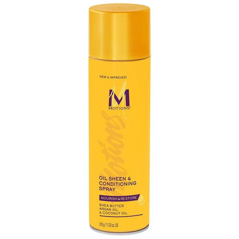 Motions Nourish & Care Oil Sheen and Conditioning Spray, Moisturizing ...