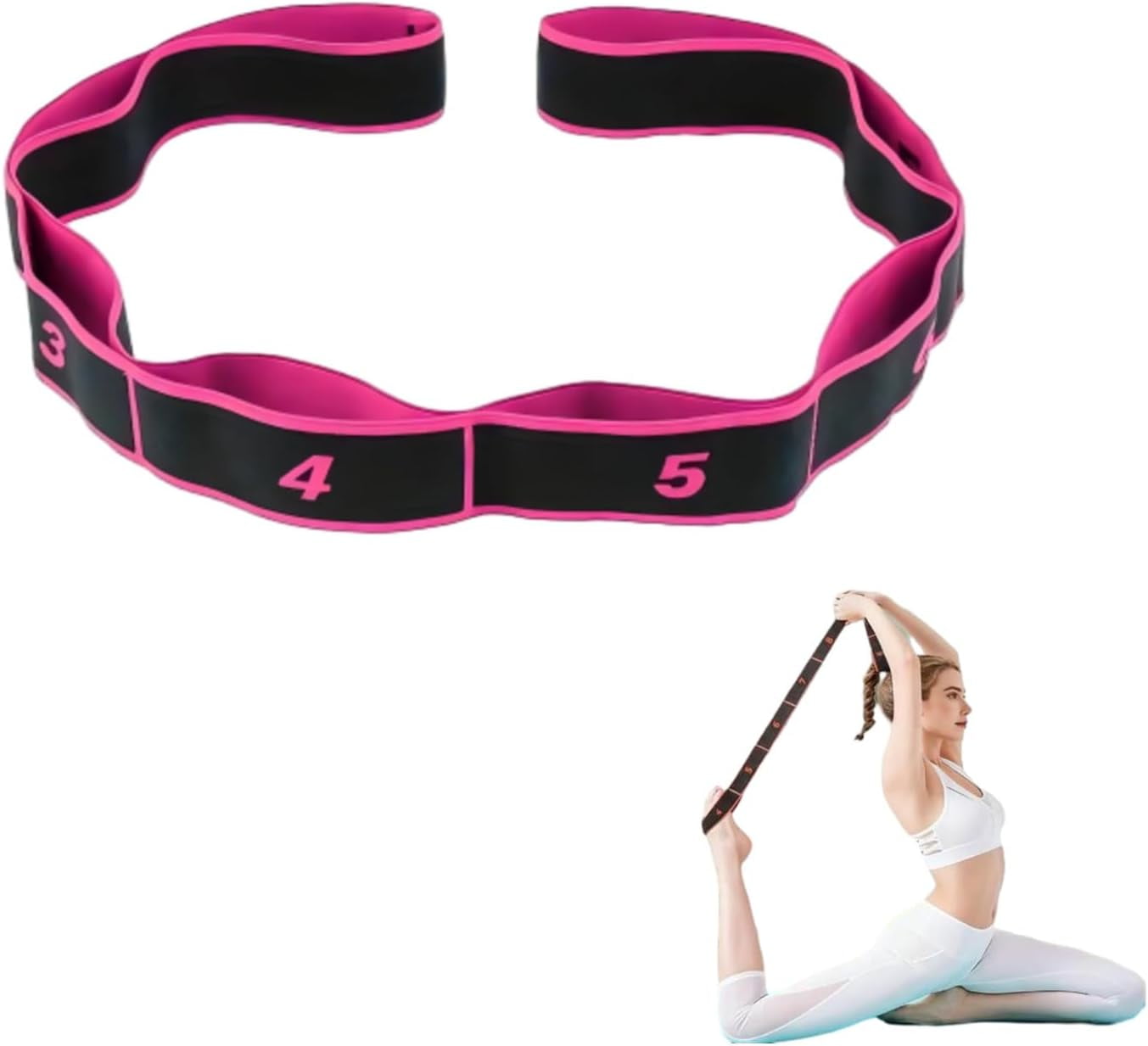 Motiontal Numbered Resistance Band, Fitness Resistance Band for ...