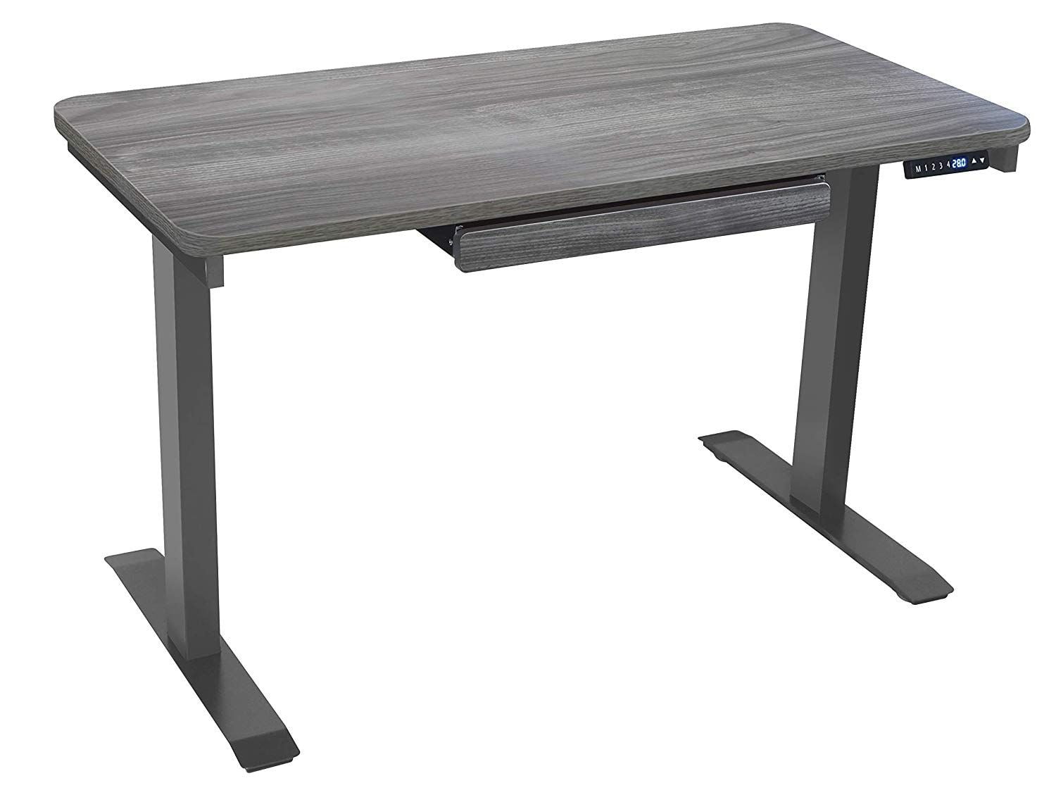 Motionwise Electric Adjustable Height Steel Frame Standing Work Desk ...
