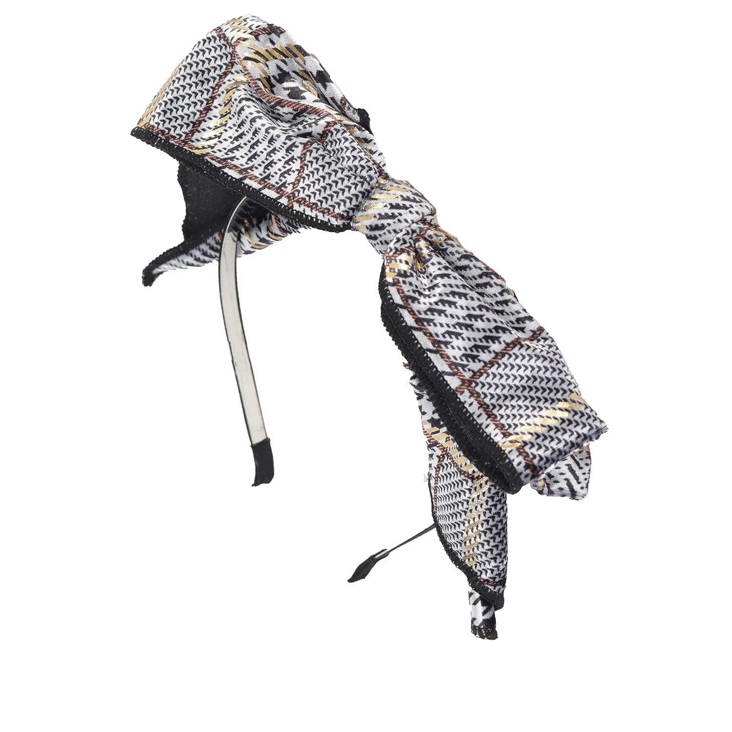 Motique Accessories 0.5 inch Ribbon Headband with Velour Plaid Vintage ...