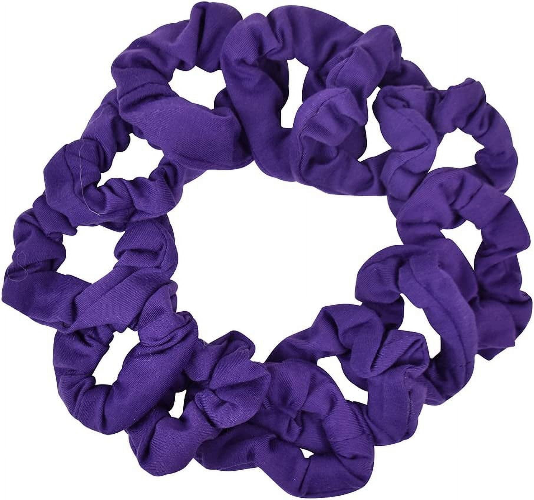 Motique Accessories 12 Pack Small Scrunchies Cotton Hair Scrunchy for ...