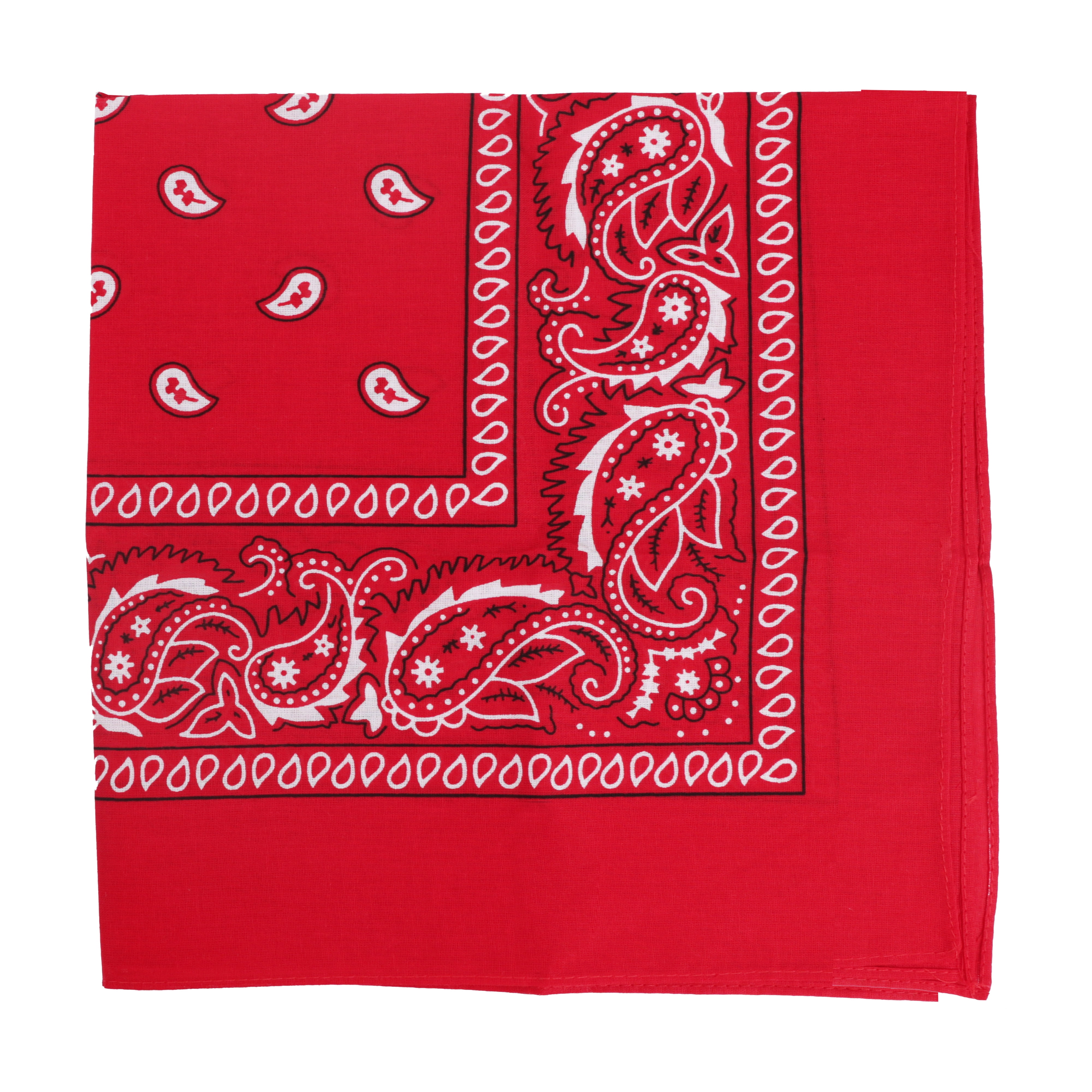 Motique Accessories 22 Inch Cotton Paisley Bandana - Walmart.com