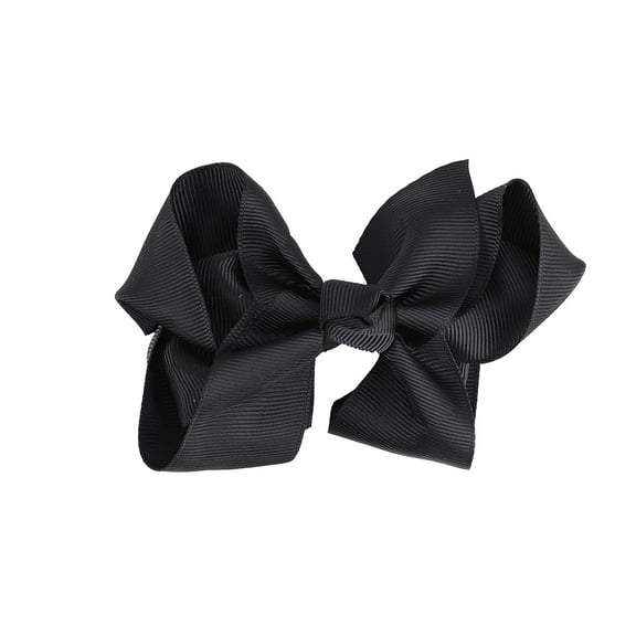 4 Inch Grosgrain Hair Bow for Girls (Set of 4) (Burgundy) - Walmart.com