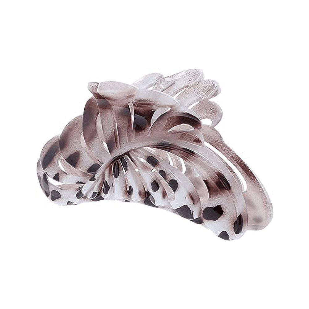Motique Accessories 5 inch Large Jaw Clip Hair Claw with Leaf Design ...