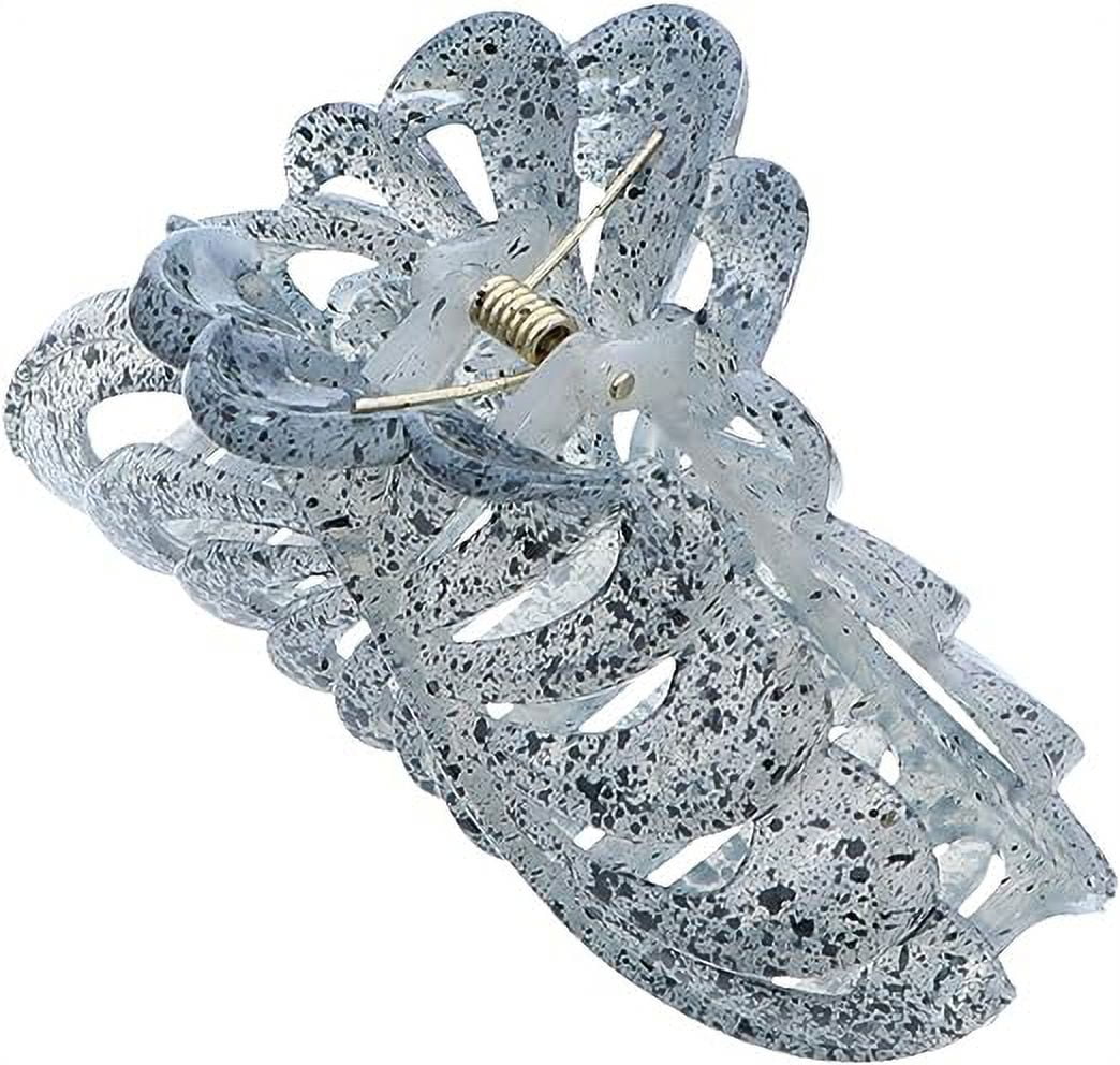 Motique Accessories 5 inch Large Jaw Clip Hair Claw with Leaf Design ...