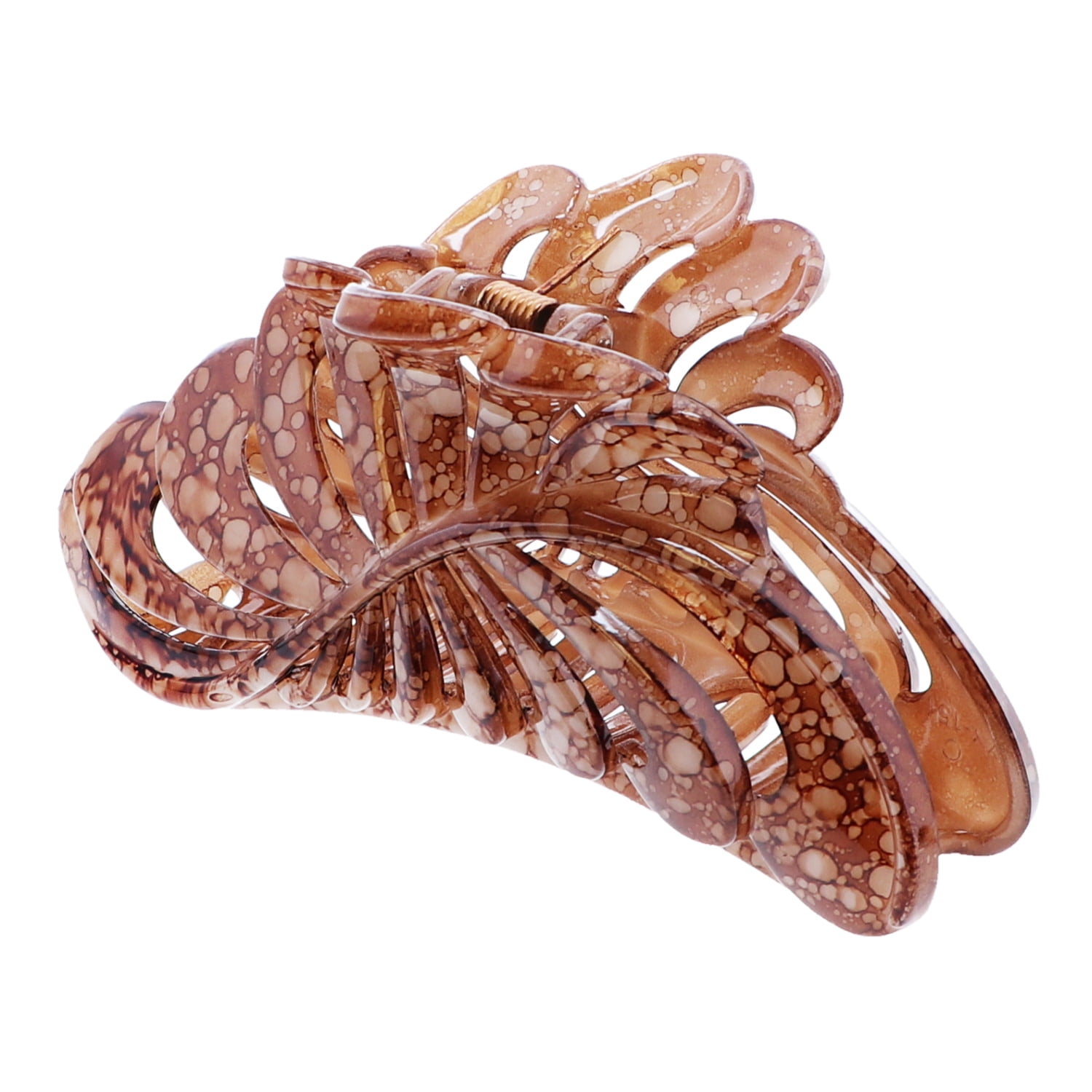 Motique Accessories 5 inch Large Jaw Clip Hair Claw with Leaf Design ...