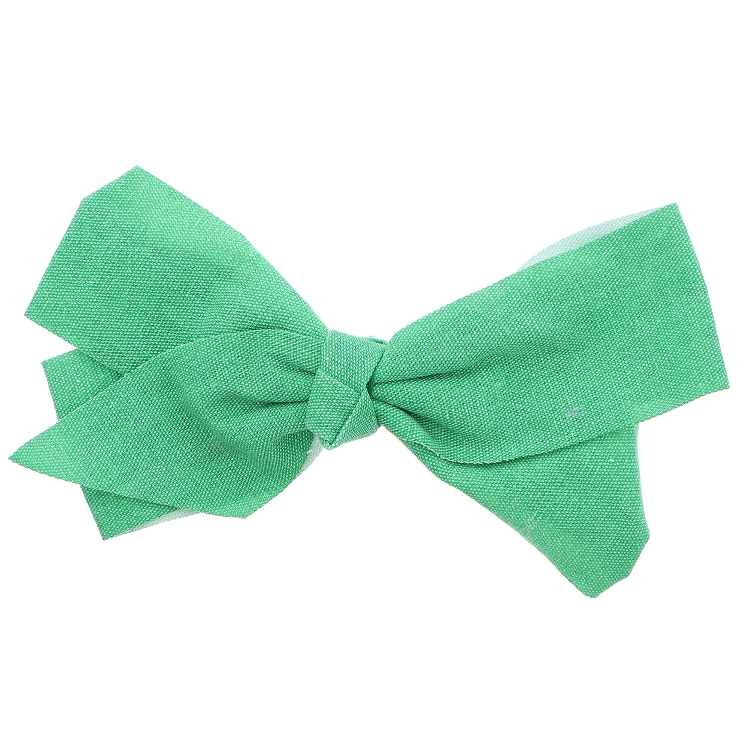 Motique Accessories 7 inch Canvas Hair Bow for Adult Female and Girls ...