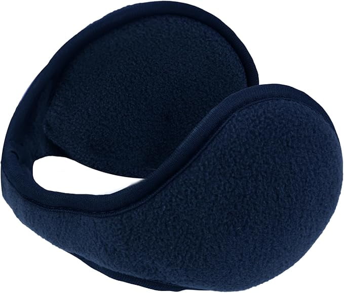 Motique Accessories Adjustable Ear Warmers Men Women Solid Polar Fleece ...