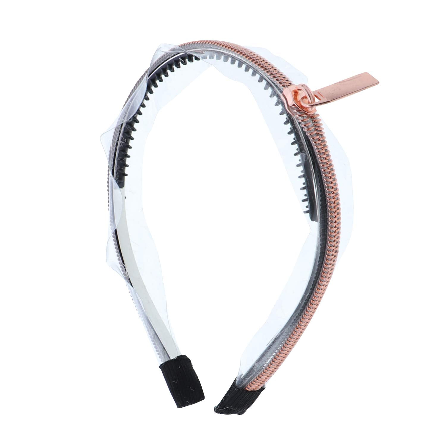 Motique Accessories Adorable Clear Headband Hair Band with Zipper for ...