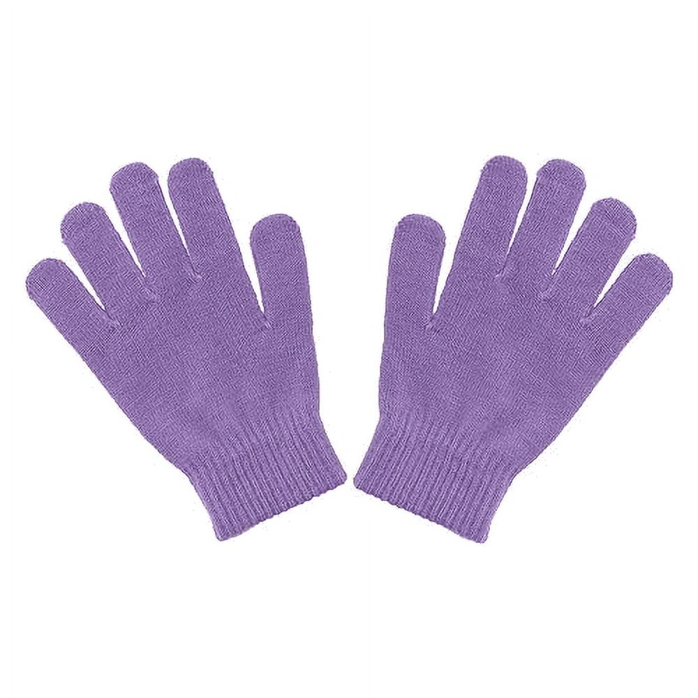 Motique Accessories Magic Knit Gloves for Women, Lavender, Stretch ...