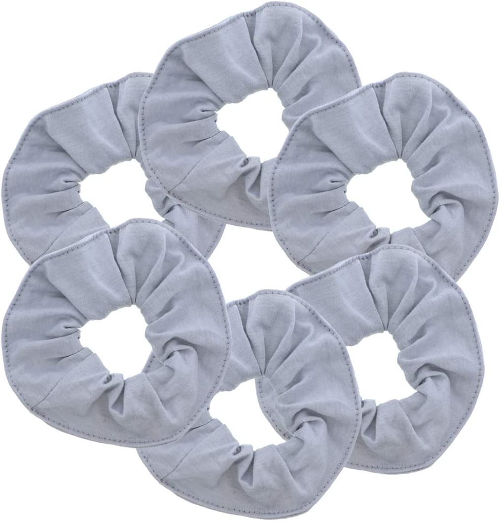 Apexhairs Messy Bun Hair Piece Salt And Pepper Hair Scrunchies Gray ...