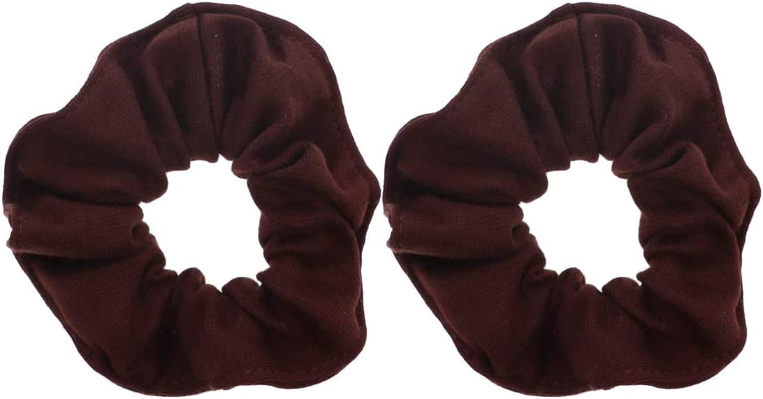 Motique Accessories Large Solid Hair Scrunchie for Adult Women - Set of ...