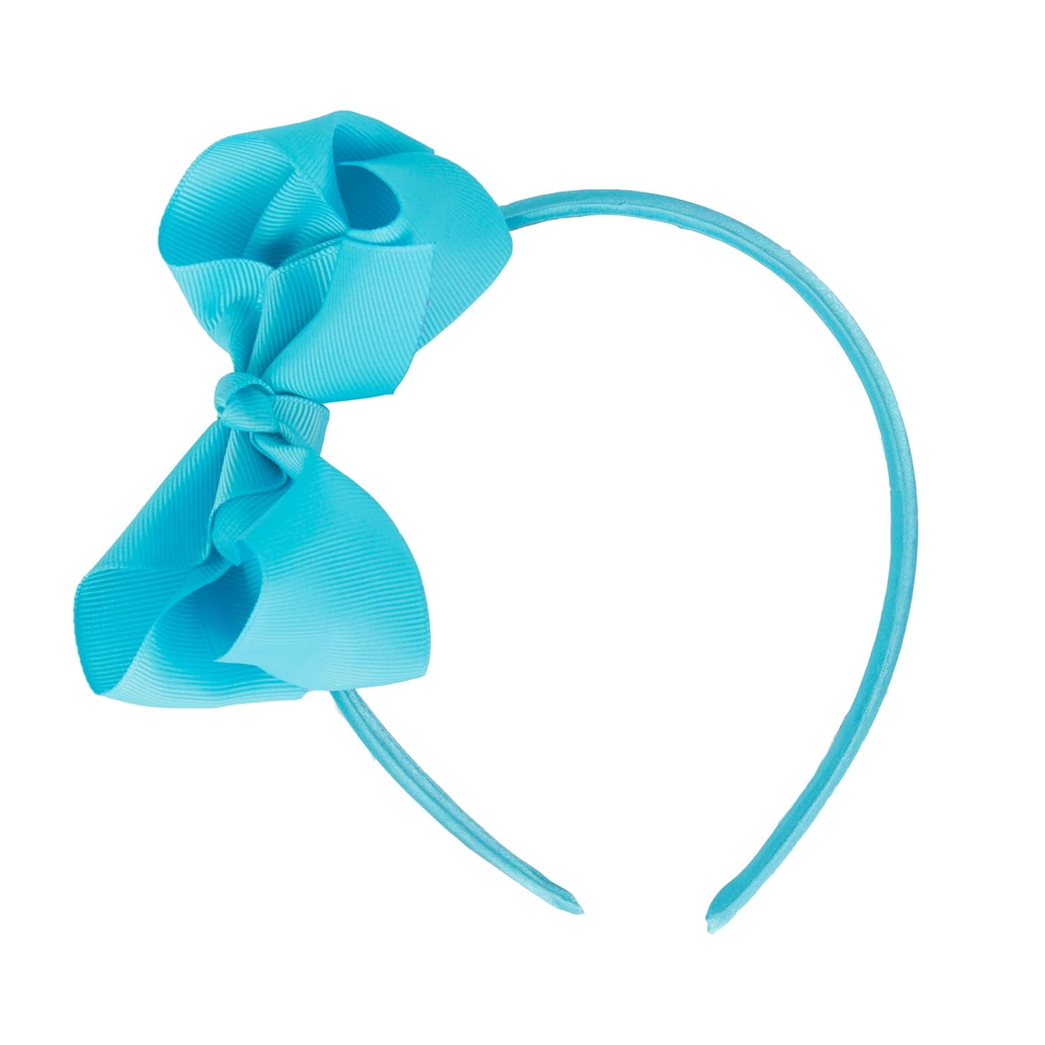Motique Accessories Little Girls Headband with Side Grosgrain Bow ...