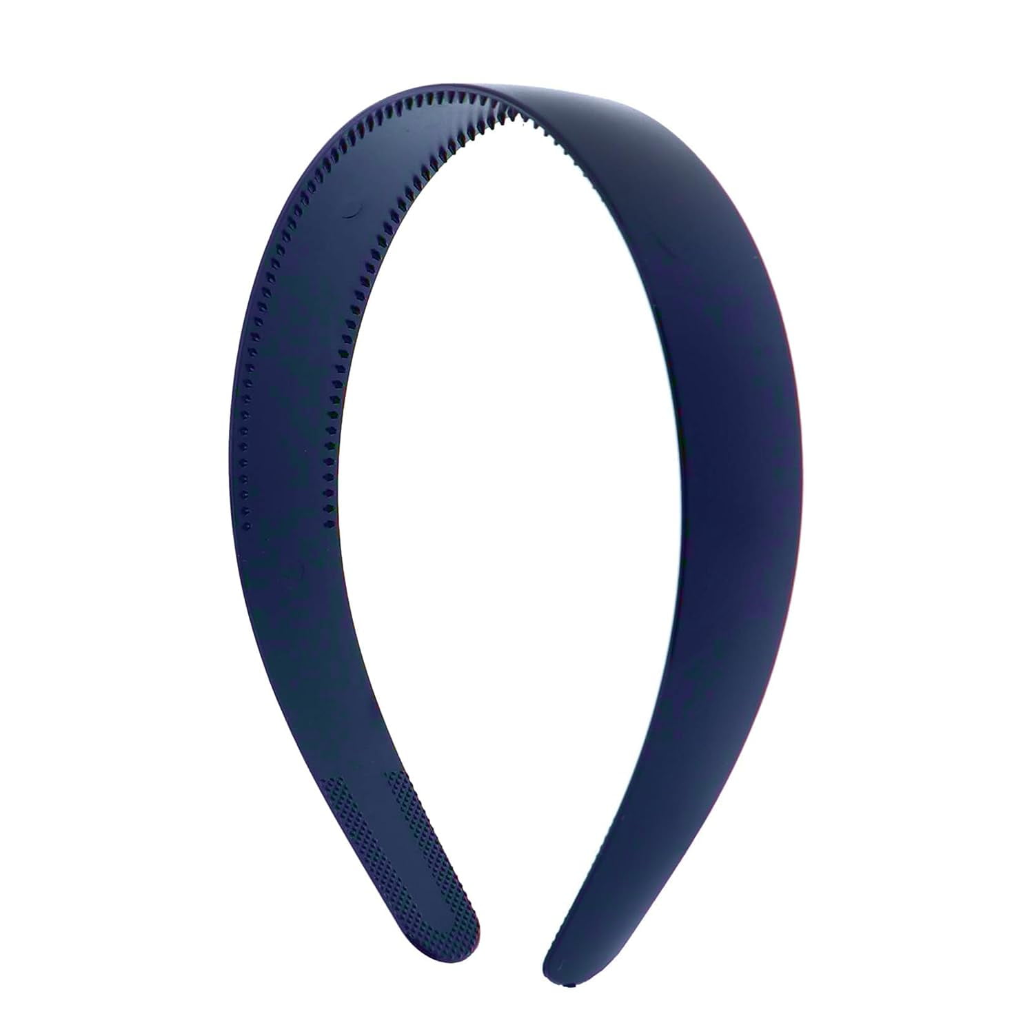 Motique Accessories Navy 1 Inch Plastic Hard Headband with Teeth ...
