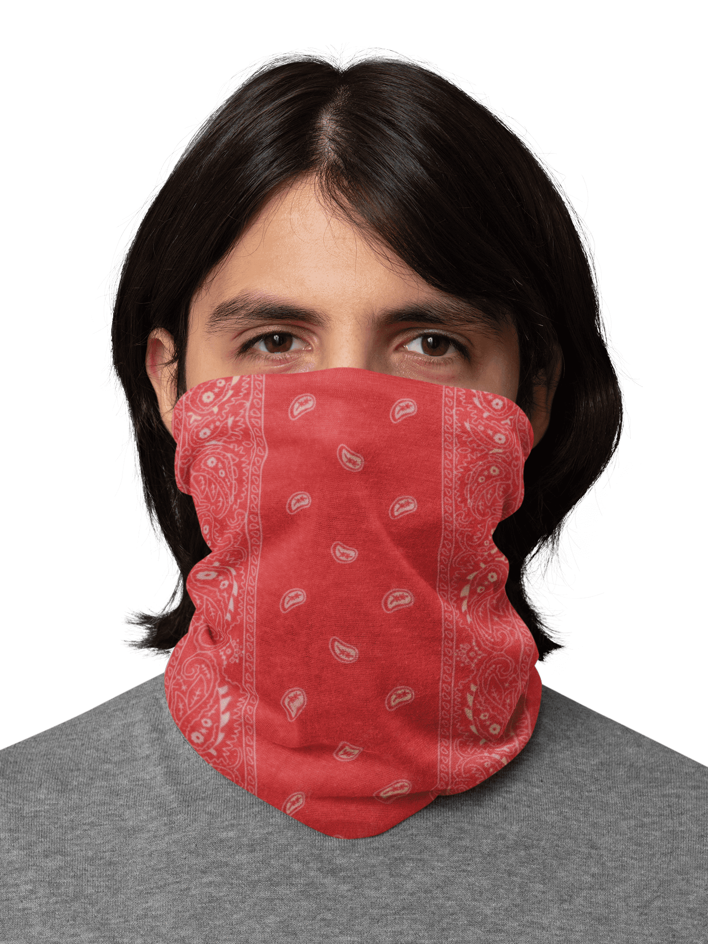 Motique Accessories Paisley Bandana Neck Gaiter Tube Headwear ...