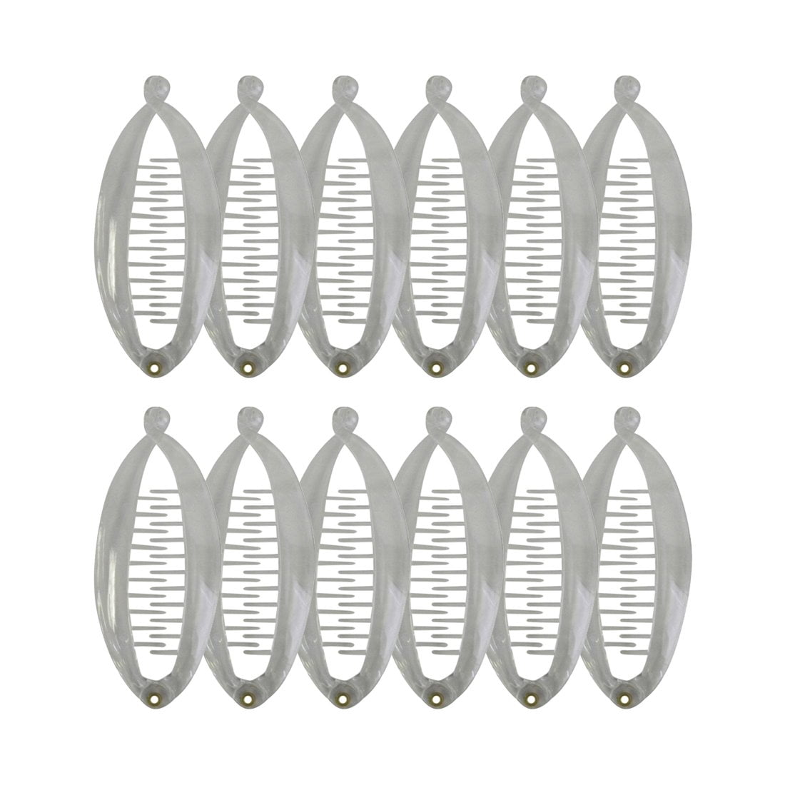 Motique Accessories Set of 12 Mini Banana Clips for Adult Female and ...