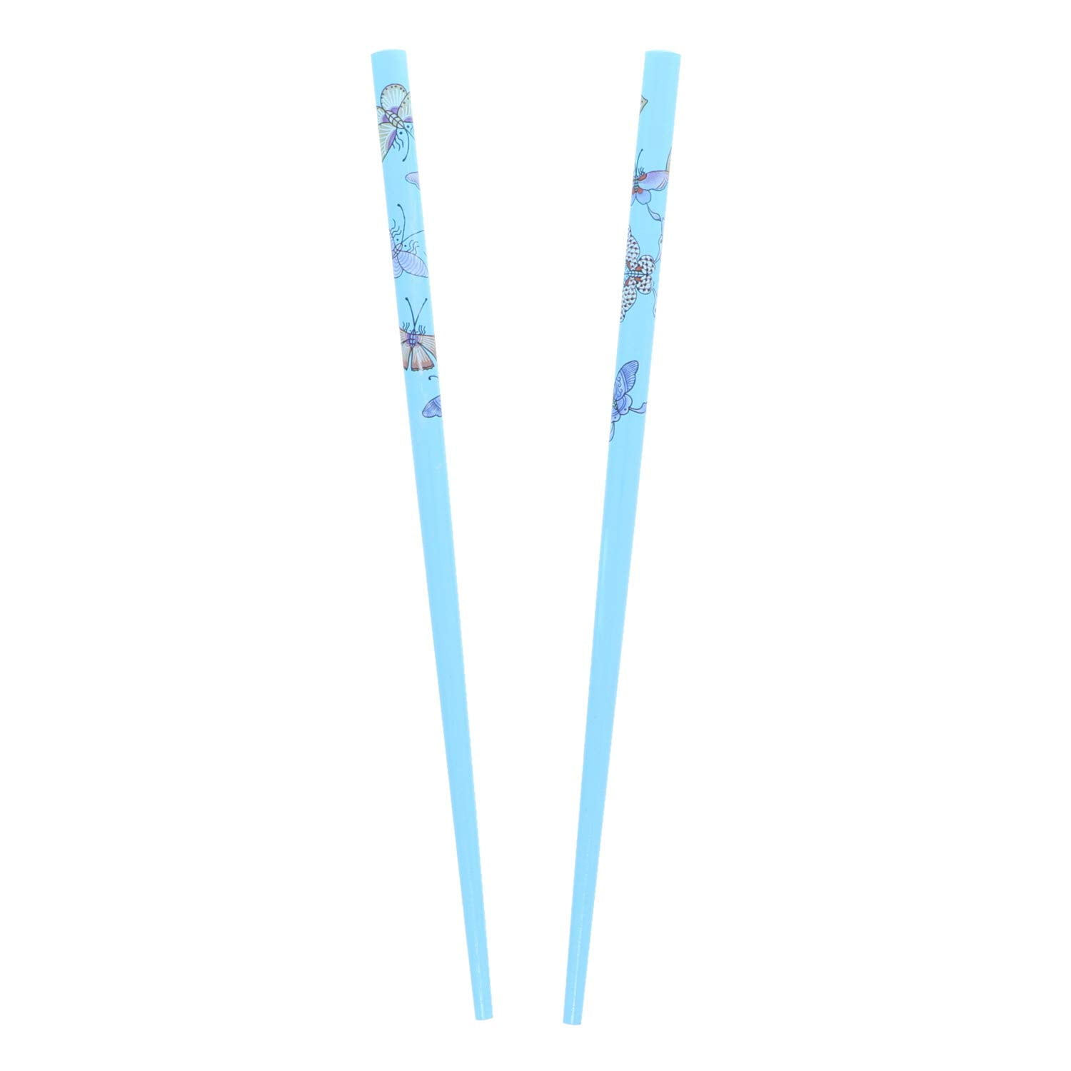 Motique Accessories Set of Wooden Hair Sticks with Butterflies ...