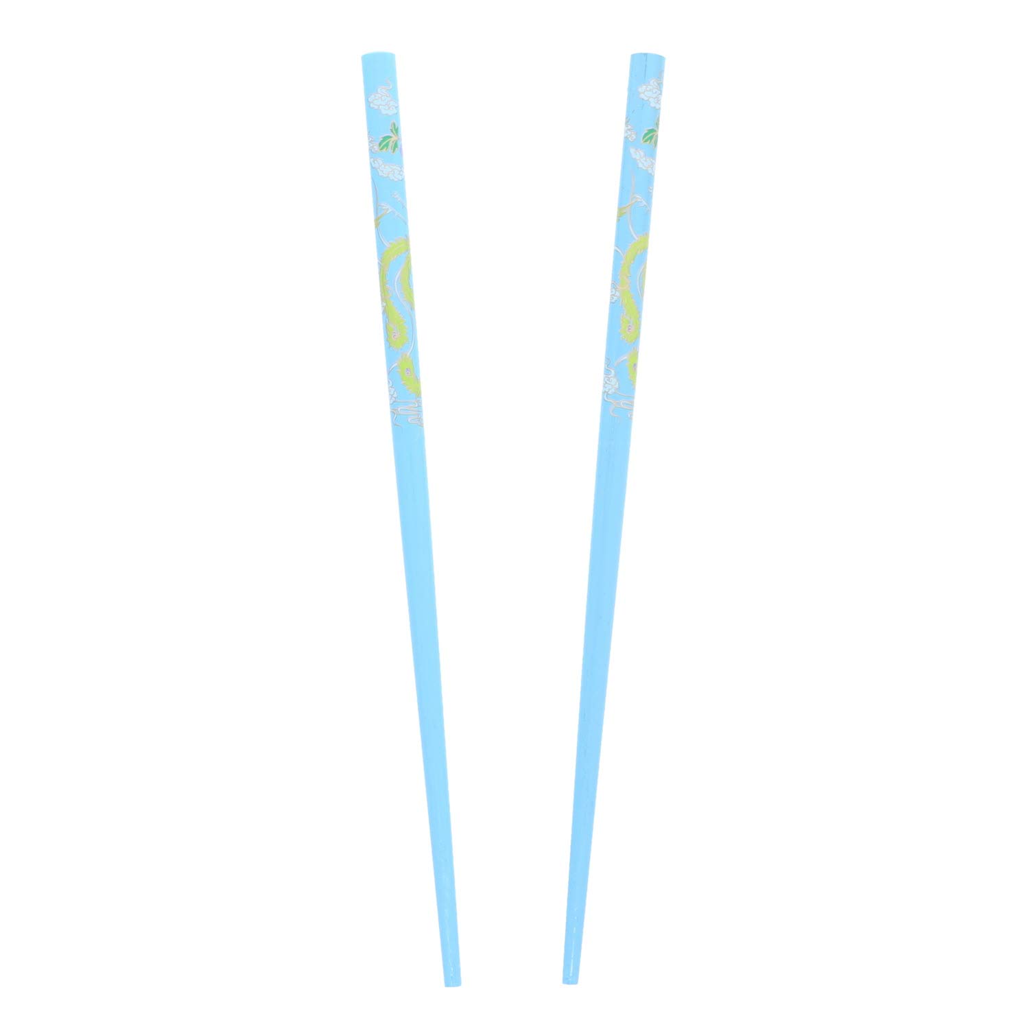 Motique Accessories Set of Wooden 7in Hair Sticks with Chinese Dragon ...