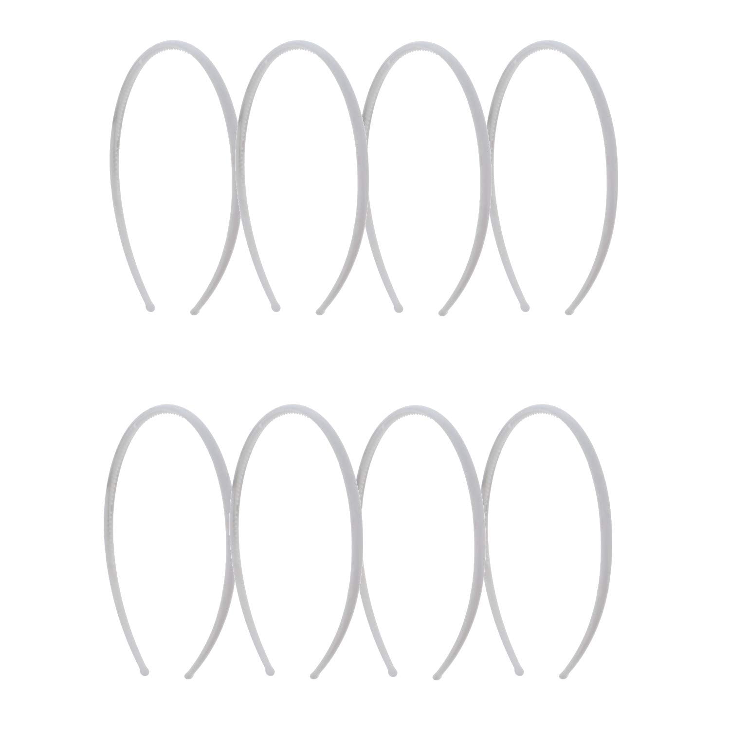 Motique Accessories Thin Plastic Headband for Adult Female and Girls ...