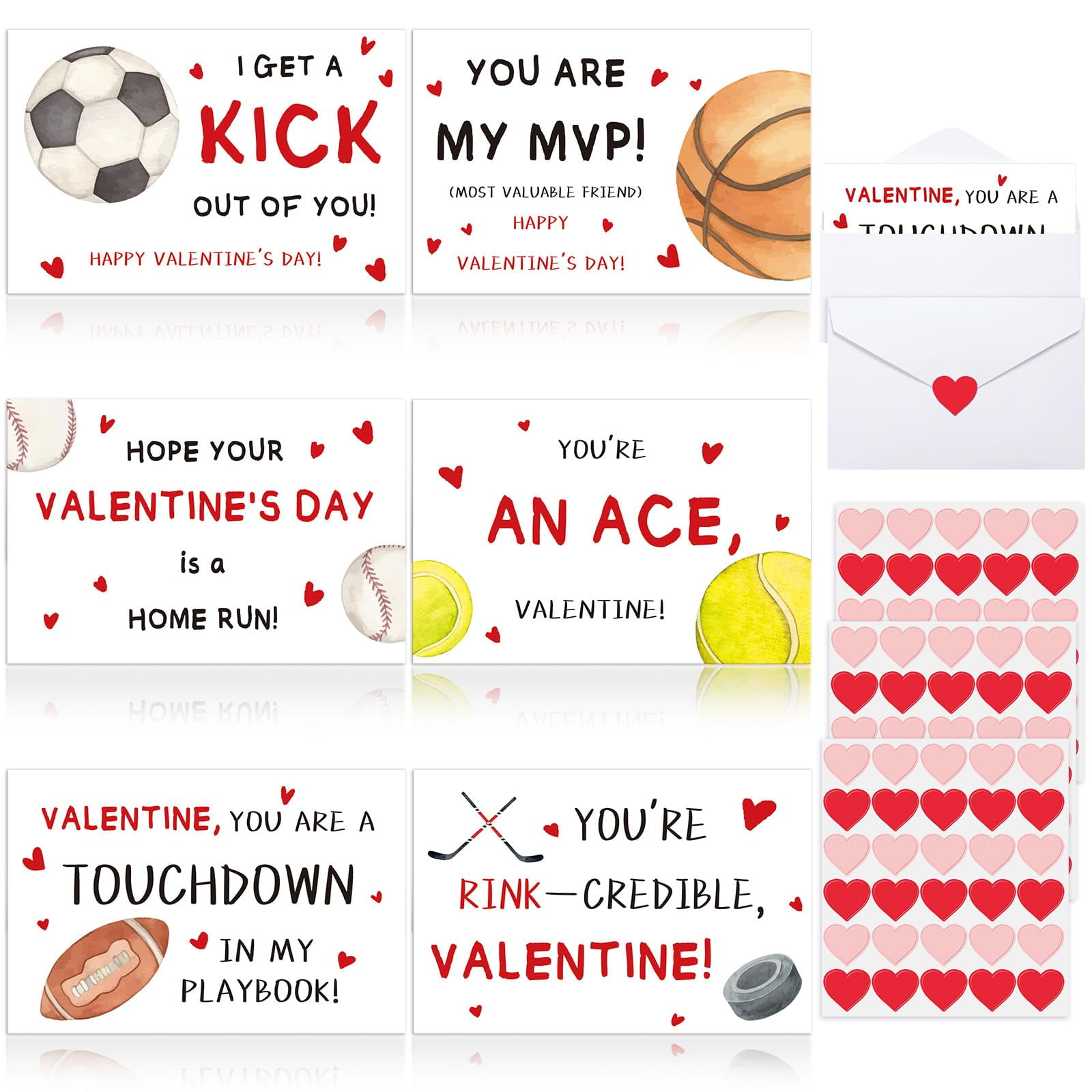 Motiskyy 30 Pack Kids Valentines Day Cards Valentines Day Classroom ...