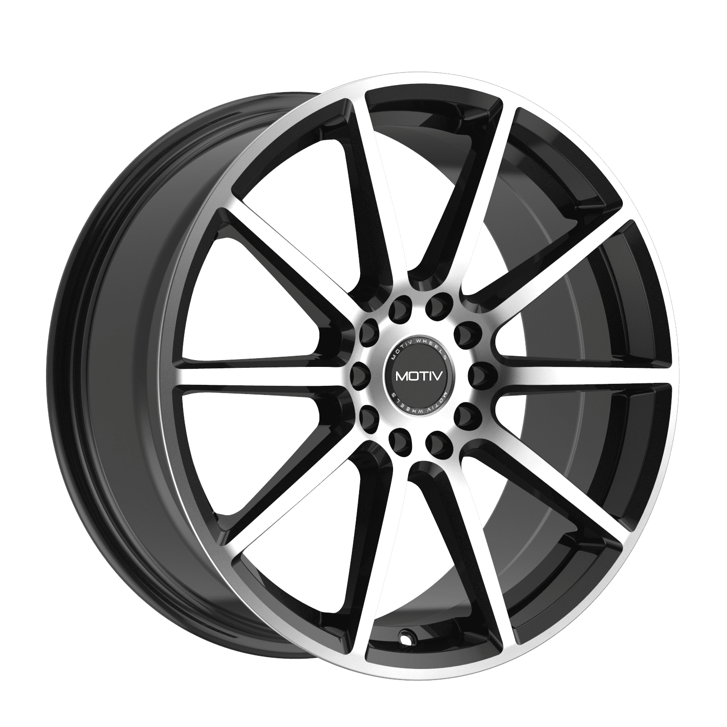 Motiv Exceptionally Strong 16x7.5 Black Wheel Rim, 431MB Elicit Gloss ...