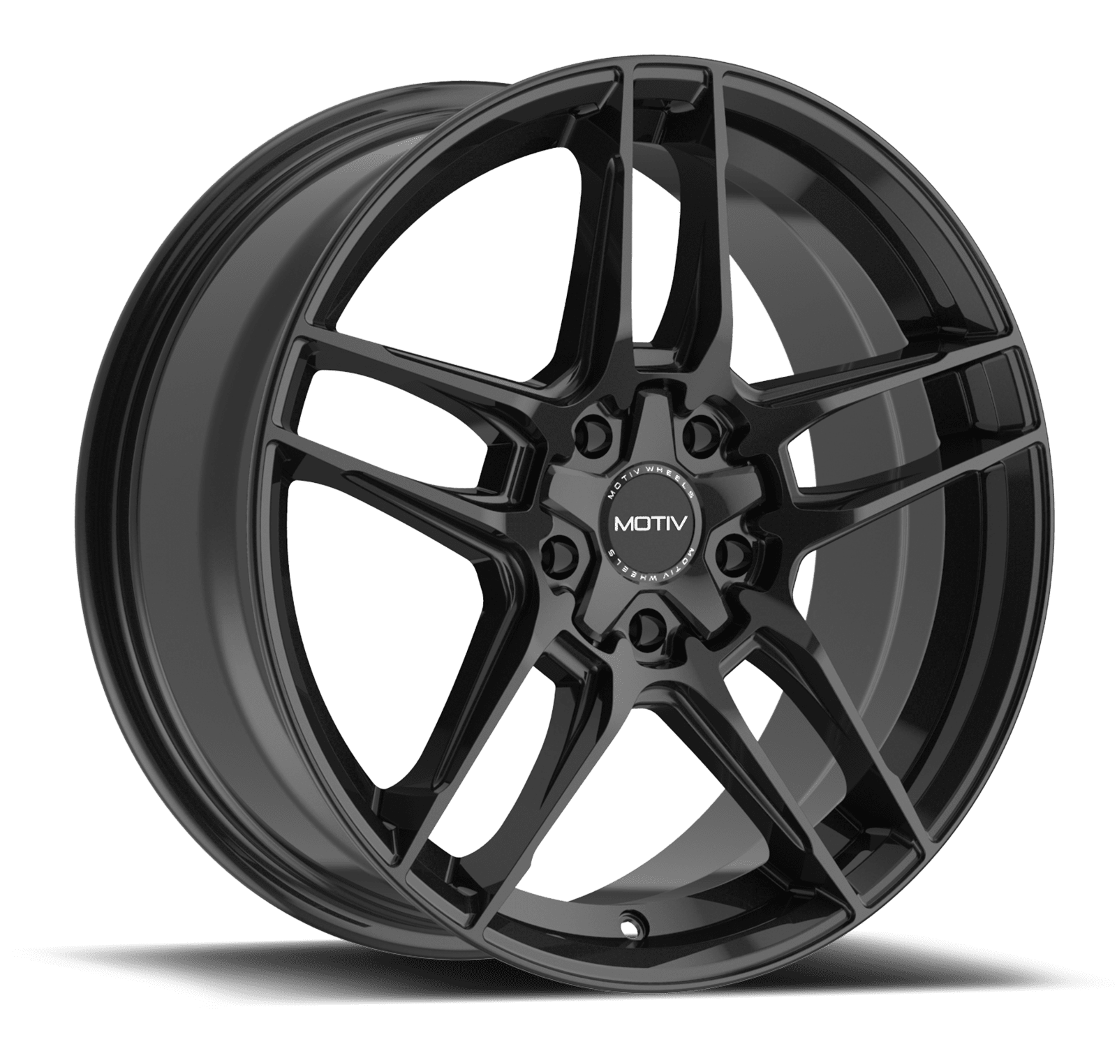 Motiv 434B Matic Gloss Black Wheel Rim, 16x7.5 5X100, Cast Aluminum ...