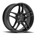 Motiv 16x7.5 5X100 434B Matic Black Wheel Rim - Walmart.com