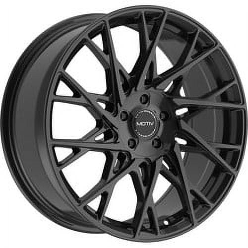 Motiv 430B Maestro 18x8 Gloss Black Wheel Rim, 5X108, A356 Aluminum ...