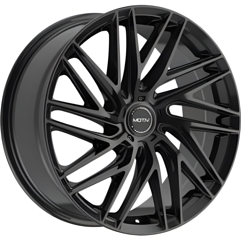 Motiv 429B Align 18x8 Gloss Black Wheel Rim, 5X4.50, A356 Aluminum ...