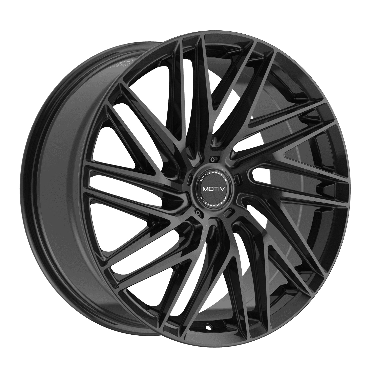 Motiv 429B Align 18x8 Gloss Black Wheel Rim, 5X4.50, A356 Aluminum ...