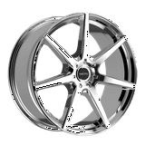 Motiv 20x8.5 5X4.50 432C Rigor Chrome Wheel Rim - Walmart.com